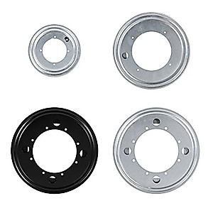 Heavy Duty Lazy Susan Turntable 360 Degree Rotating Swivel Steel Ball Bearing Stand for Kitchen Cabinet-Round Shape, 8"-Sliver