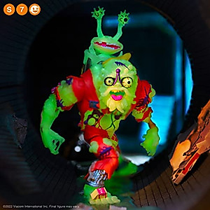 Super7 ULTIMATES! Teenage Mutant Ninja Turtles Muckman and Joe Eyeball (Glow in The Dark) - 7" TMNT Action Figure with Accessories Classic Cartoon Collectibles and Retro Toys