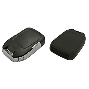 Keyless Entry Remote Key Fob Shell and Silicone Cover Compatible with for 2017 2018 2019 2020 20212022 GMC Terrain HYQ1EA HYQ1AA 13584512