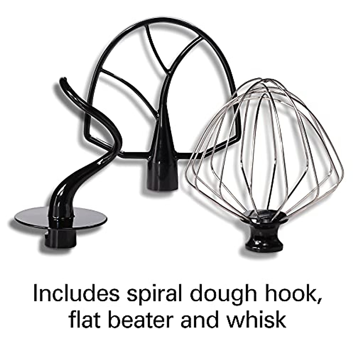 Hamilton Beach Professional All-Metal Stand Mixer with Specialty Attachment Hub, 5 Quart Bowl, 12 Speeds, Includes Flat Beater, Dough Hook, Whisk (63240)