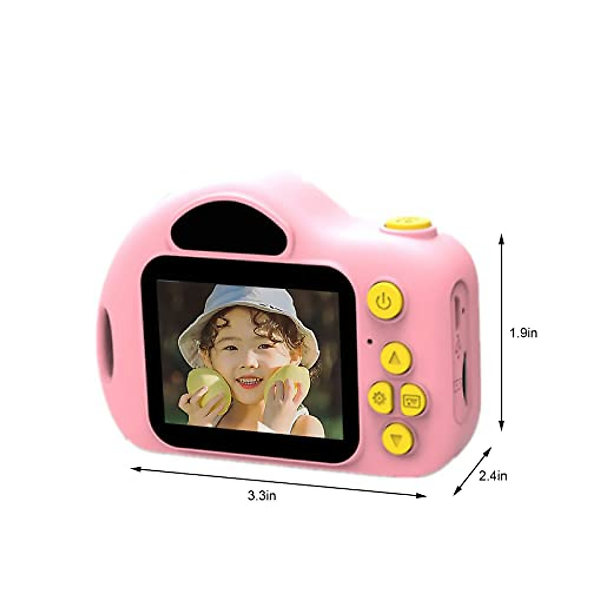 Portable Mini Camera Children's Cartoon Digital Camera Puzzle Can Make Video Games Sports Cameras Photography Toys and Gifts