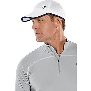 Coolibar UPF 50+ Women's Cyd Travel Beach Hat - Sun Protective (One Size- Navy)