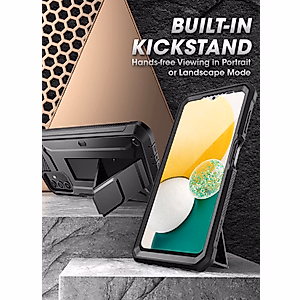 SUPCASE Unicorn Beetle Pro Full-Body Rugged Holster Case for 6.6-Inch Samsung Galaxy A13 4G/5G (2022), Black