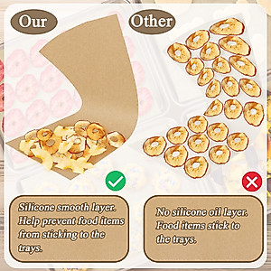 200 PCS Freeze Dryer Tray Mats for Harvest Right Freeze Dryer Large Trays, Non-Stick Baking Mats One-Off Parchment Paper Accessories Compatible with Harvest Right Freeze Dryer Trays (19.9" x 8.4")