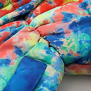 Girls Little Long Quilted Padded Light Puffer Coat Hooded Windproof Outwear Down Coat Overcoat Cotton Shiny Jackets