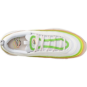 Nike womens Air Max 97 Low-top Trainers, White/Black-pearl Pink, 7.5