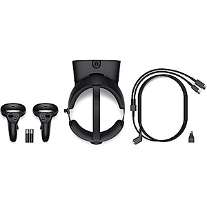 Oculus - Rift S PC-Powered VR Gaming Headset - Black - Touch Controller, 3D Positional Audio, Built-in Room-Scale Insight Tracking, Fit Wheel Adjustable Halo Headband - BROAGE 3FT USB Extension Cable