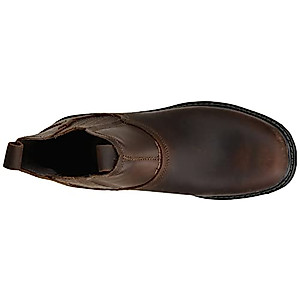 Skechers Men's Blaine Orsen Ankle Boot,Dark Brown,9.5 M US