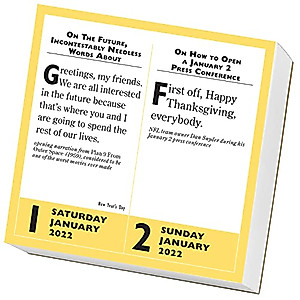 365 Stupidest Things Ever Said Page-A-Day Calendar 2022: A Daily Dose of Hilarious Moments Courtesy of Entertainers, Athletes, Business Leaders, and Politicians