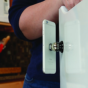 Nite Ize Original Steelie Magnetic Mount - Magnetically attaches to Metal Surfaces and to Steelie Phone + Tablet Sockets