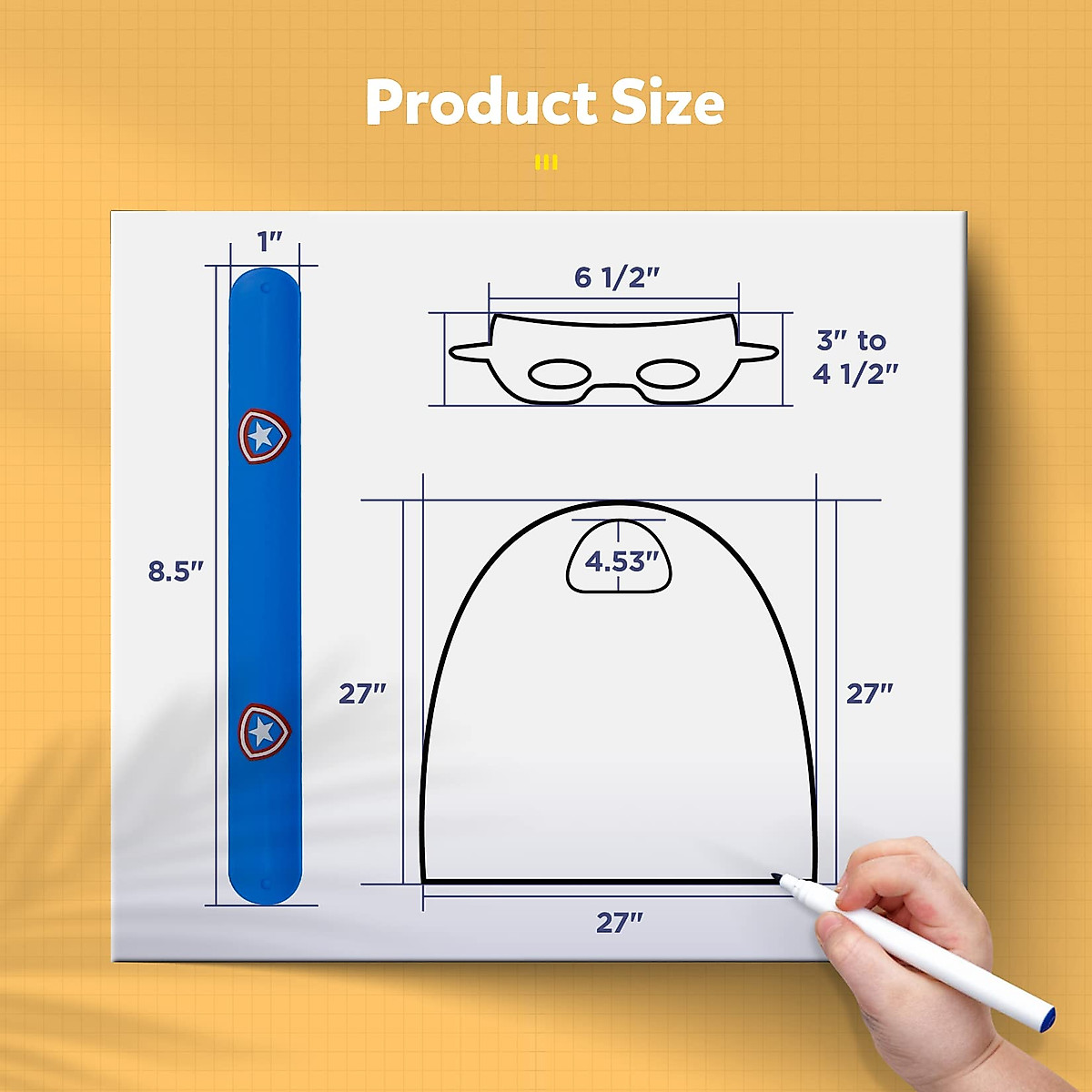 KARAZZO Superhero Capes Set and Wristbands Kids Costumes Halloween Christmas Cosplay Dress Up for Boys (5-PACK CAPES SET)