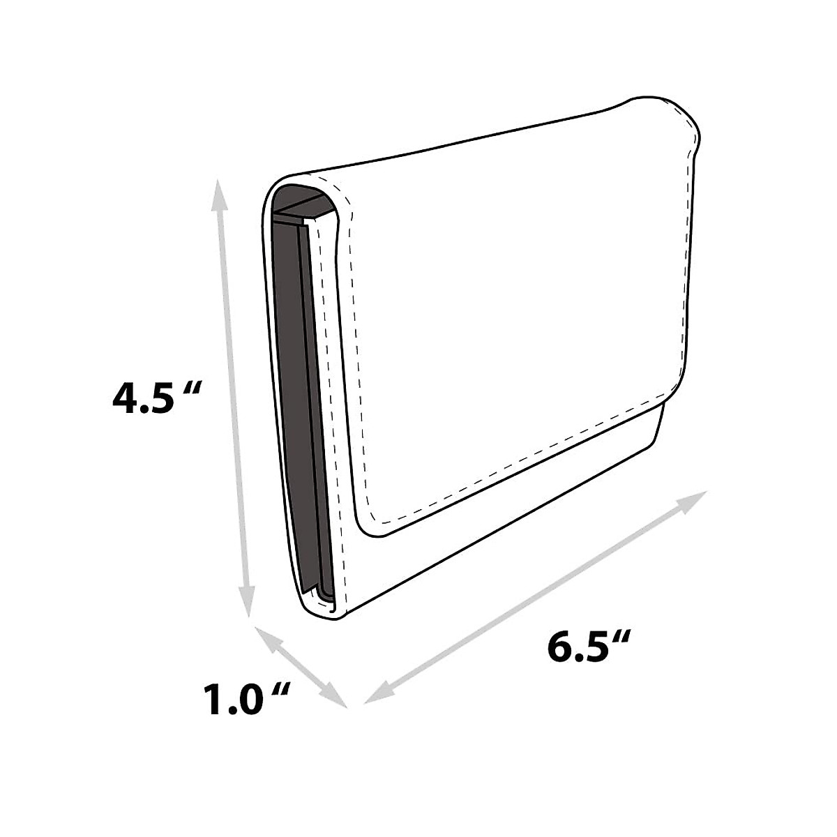 Buckle-Down Disney Wallet, Foldover, The Muppets, Miss Piggy, Violet, Vegan Leather, 6.5" x 4.5"