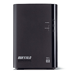 BUFFALO DriveStation Duo 2-Bay 8TB (2x4TB) TAA Desktop External Hard Drive USB 3.2
