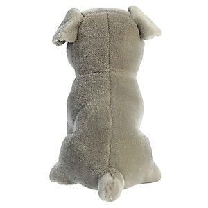 Aurora® Adorable Miyoni® Tots Pit Bull Puppy Stuffed Animal - Lifelike Detail - Cherished Companionship - Gray 9 Inches