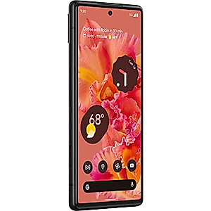Google Pixel 6 5G 128GB 8GB RAM Factory Unlocked (GSM Only | No CDMA - not Compatible with Verizon/Sprint) International Version - Kinda Coral