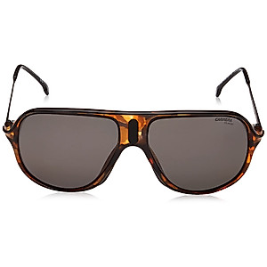 Carrera unisex adult Safari65 Sunglasses, Brown/Polarized Gray, 62mm 15mm US