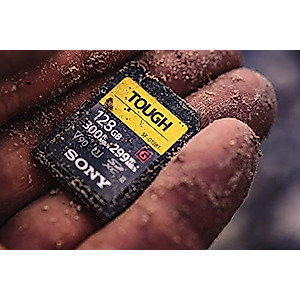 Sony SF-G32T/T1 Tough High Performance SDHC UHS-II Class 10 U3 Flash Memory Card with Blazing Fast Read Speed up to 300MB/s, 32GB Black