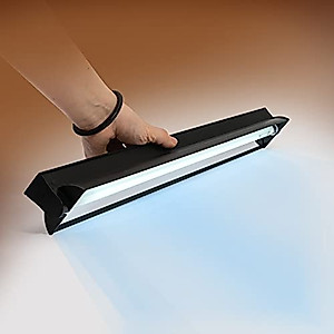 Giangarden T5 UVB Lighting Combo Kit, Reptile Light Fixture with UVB 10.0 Fluorescent Tube Ideal for Tropical and Deserts Such as Bearded Dragon Lizards and Tortoises(8W-13in)