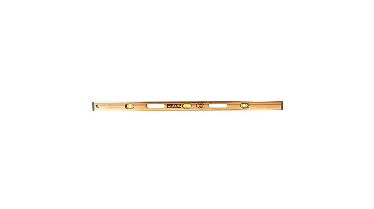 Mayes 48-Inch Wood Laminated Level - Precision & Strength