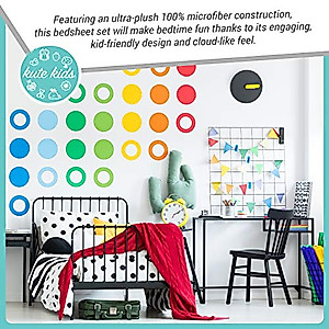 Kute Kids Super Soft Sheet Set- Cozy Light Children's- Winter/Summer All-Season Comfort, Micro Fiber for Boys & Girls Bed- Pillowcase(s); Available in Toddler, Twin, Full & Queen