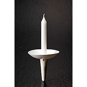Candlelight Service Candle Bundles (50) 5" x 1/2" White Church Vigil Candles