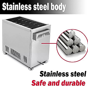 YXCUSAM Commercial Deep Fryer, 21L Hot Corn Dog Fryer, Automatic Cheese Hot Dog Sausage Grill Stove Sticks, Adjustable Temperature