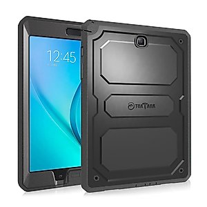 Fintie Shockproof Case for Samsung Galaxy Tab A 8.0 (Previous Model 2015), Tuatara Rugged Unibody Hybrid Full Protective Cover for Tab A 8.0 SM-T350/P350 2015(NOT Fit 2017/2018 Version), Black