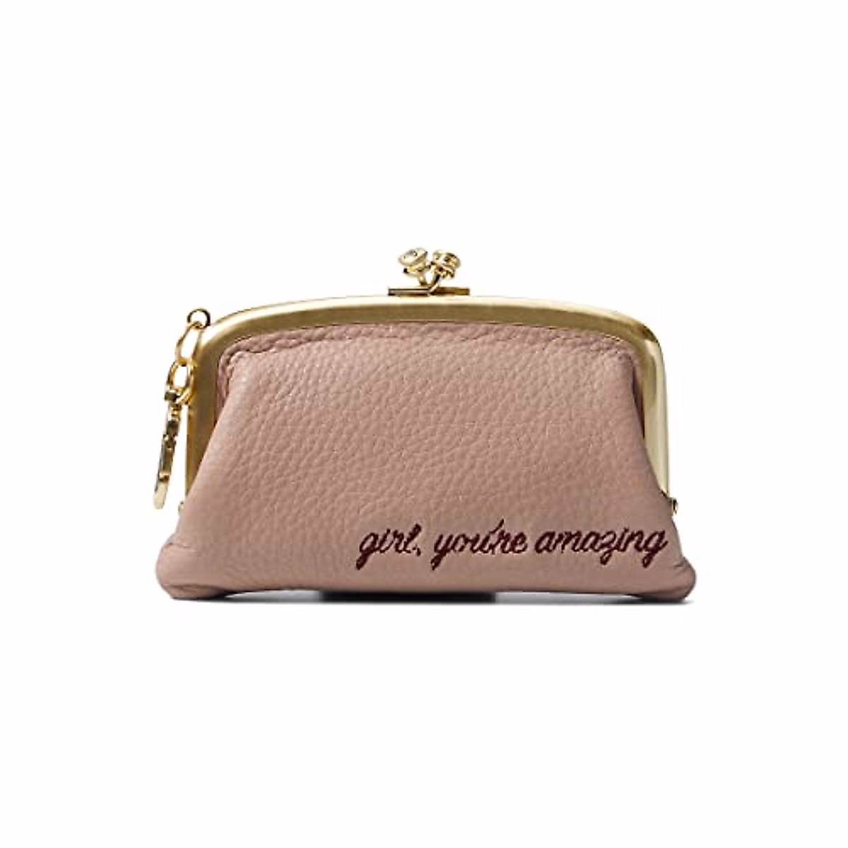 HOBO Cheer Small Clutch For Women - Leather Construction With Stylish and Convenient Ball Clasp Closure, Gorgeous and Trendy Clutch Lotus One Size One Size