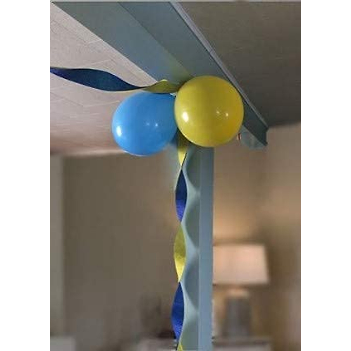 DecoTies Brand Fasteners, Stick & Twist Decorating Ties for Hanging Light Strings, Garlands, Streamers, Light Curtains, Vines, Lightweight Decorations on Various Surfaces, Removable, Clear Ties (48)