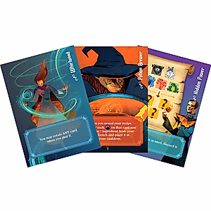 AEG Whirling Witchcraft | Use Recipes, Generate Magical Ingredients & Overflow Opponent's Cauldron | Halloween Board Game | 2-5 Players | Ages 10+
