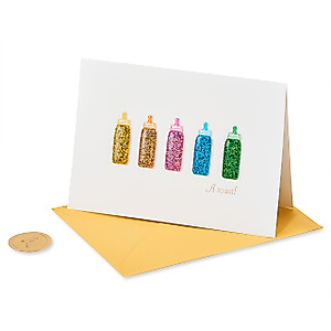 Papyrus New Baby Cards, Critters and Bottles (2-Count)