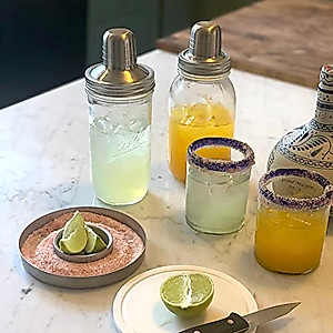 Jarware Wide Mouth Cocktail Shaker, Silver