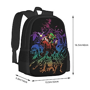 Game Theme Backpack Skyward Sword Backpack Casual Travel Backpack Fashion Laptop Backpack Adventure Game Backpack Casual Daypack Unisex Adventure Game Fan Gift