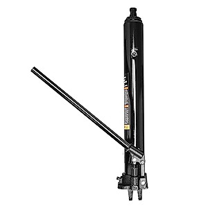 Torin 3 Ton Hydraulic Long Ram Jack with Single Piston Pump and Clevis Base (Fits: Garage/Shop Cranes, Engine Hoists, and More) w/Handle, Black, AT30306B