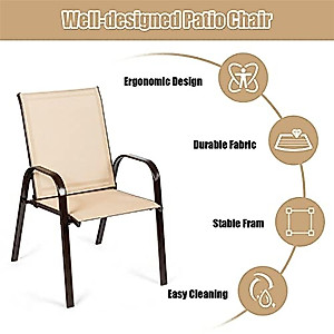 Office Chair Gaming Chair Computer Chair 2 Pieces Patio Chairs Outdoor Dining Chairs Garden Terrace Yard with armrests