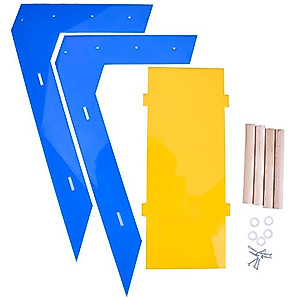 Bestmemories 2 in 1 Parrot's Slide Training Bird Toys and Crawling Ladder Parrot Educational Toys Bird Skill Training Slide Ladder Parrot Trick Training Sliding Prop