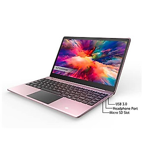 Gateway 2022 14.1" FHD Ultra Slim Notebook, Intel Core i5-1135G7 (Beats i7-1065g7), 16GB RAM, PCIe 512GB SSD, Intel Iris Xe Graphics, 1MP Webcam, Tuned by THX, Win 10, Rose Gold, 32GB USB Card