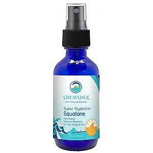 STREAM 2 SEA Leave-In Conditioner and Squalane Oil for for Moisturized Skin and Hair with Vitamin E - Natural Protection and Hydration for Skin - Reef Safe and Paraben Free.