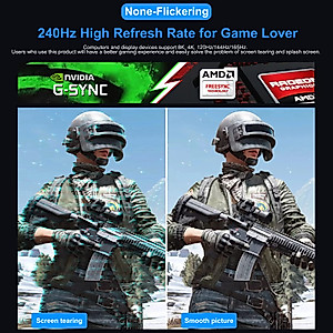 URELEGAN VESA Certified 8K DisplayPort Cable, Displayport 1.4 Display Port DP to DP Cable 6 Feet (8K@60Hz, 4K@120Hz, 2K@144Hz, 1080P@240Hz) Ultra High Speed for Laptop PC TV Gaming Monitor