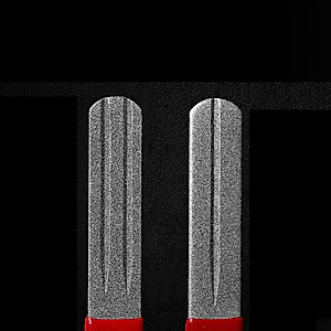 1 Piece Fishing Hook File Fishing Hook Sharpener Double Side Fishing Hook Hone Diamond Fishing Hook Sharpener Fish Hook Grinding File Fishing Accessory, Red