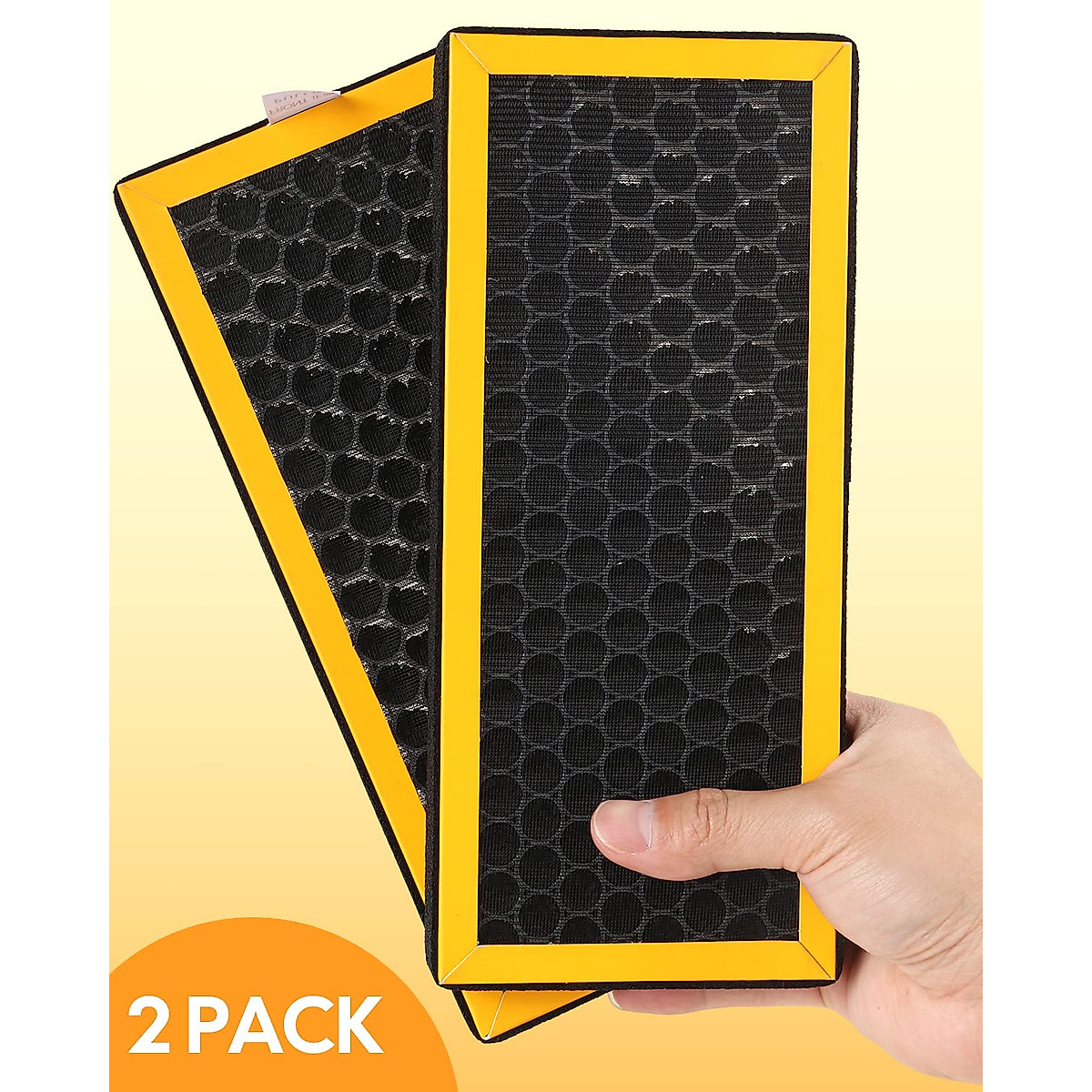 FMDZFL 2-Pack Carbon Replacement Filters Compatible with HoMedics PetPlus at-PETODR Filter and TotalClean at-OFL Filter for AT-PET01, AT-PET02