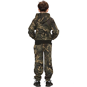 A2Z Kids Tracksuit Boys Girls Designer's Camouflage Jogging Suit Top Bottom 5-13 Yr