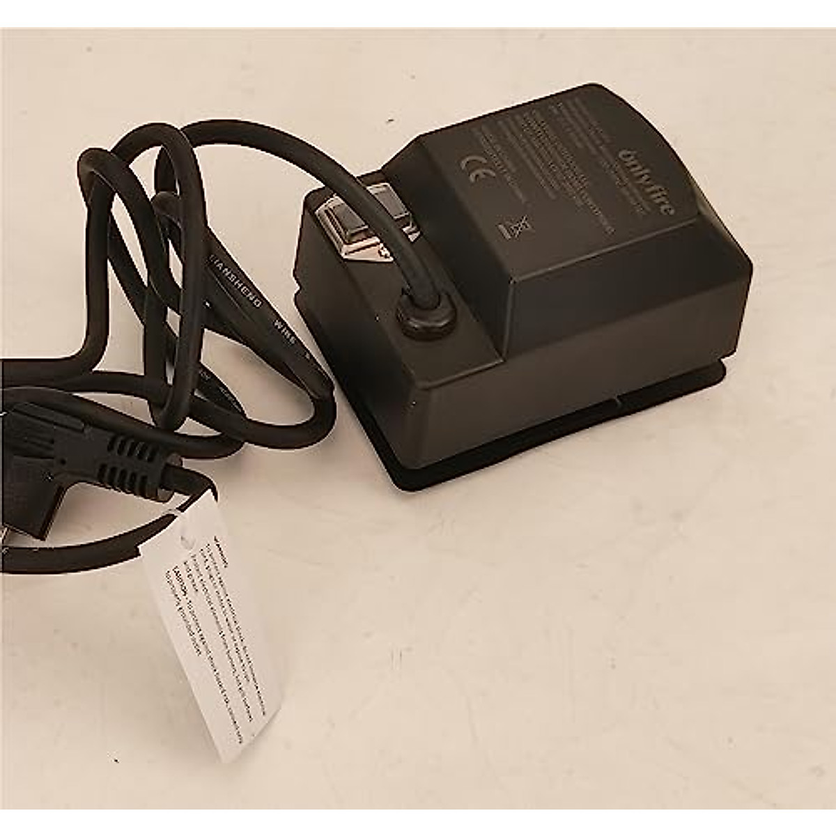 Pugmiia Onlyfire BRK-6025 Enamelled Rotisserie Ring Kit Fits Weber 57CM Charcoal Kettle Grill with Electric Motor for UK fits Most Others 57 cm Kettle BBQ