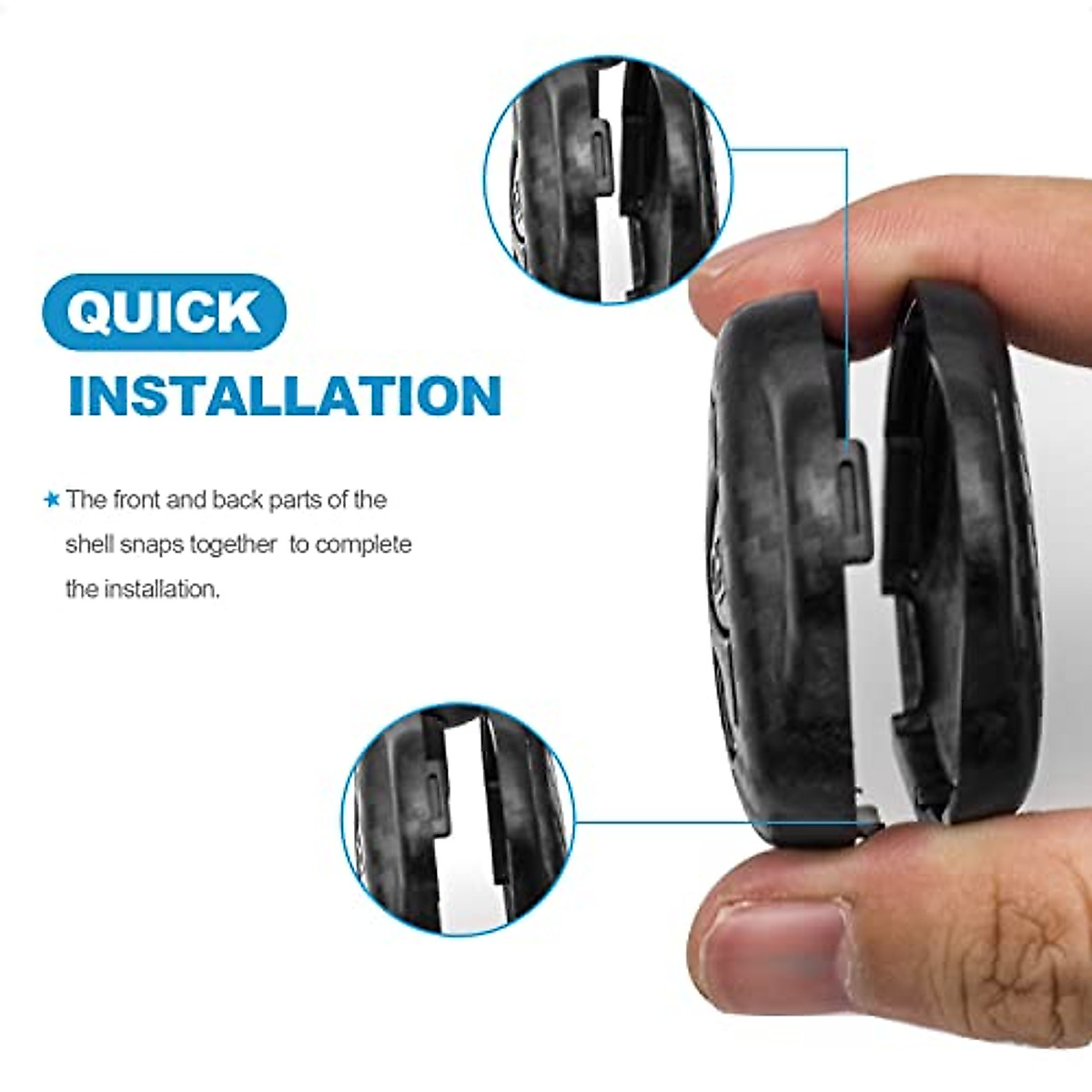 SK CUSTOM Key Fob Case Cover Compatible with Pontiac Vibe Scion FR-S IQ TC XB XD for Subaru BRZ for Toyota 4RUNNER Avalon Camry Corolla Matrix RAV4 VENZA Yaris 2 3 4 Button Keyless Entry Remote