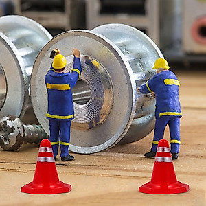 Mini Traffic Cones Toy 20Pcs Mini Construction Cones Small Cones for Sports Training