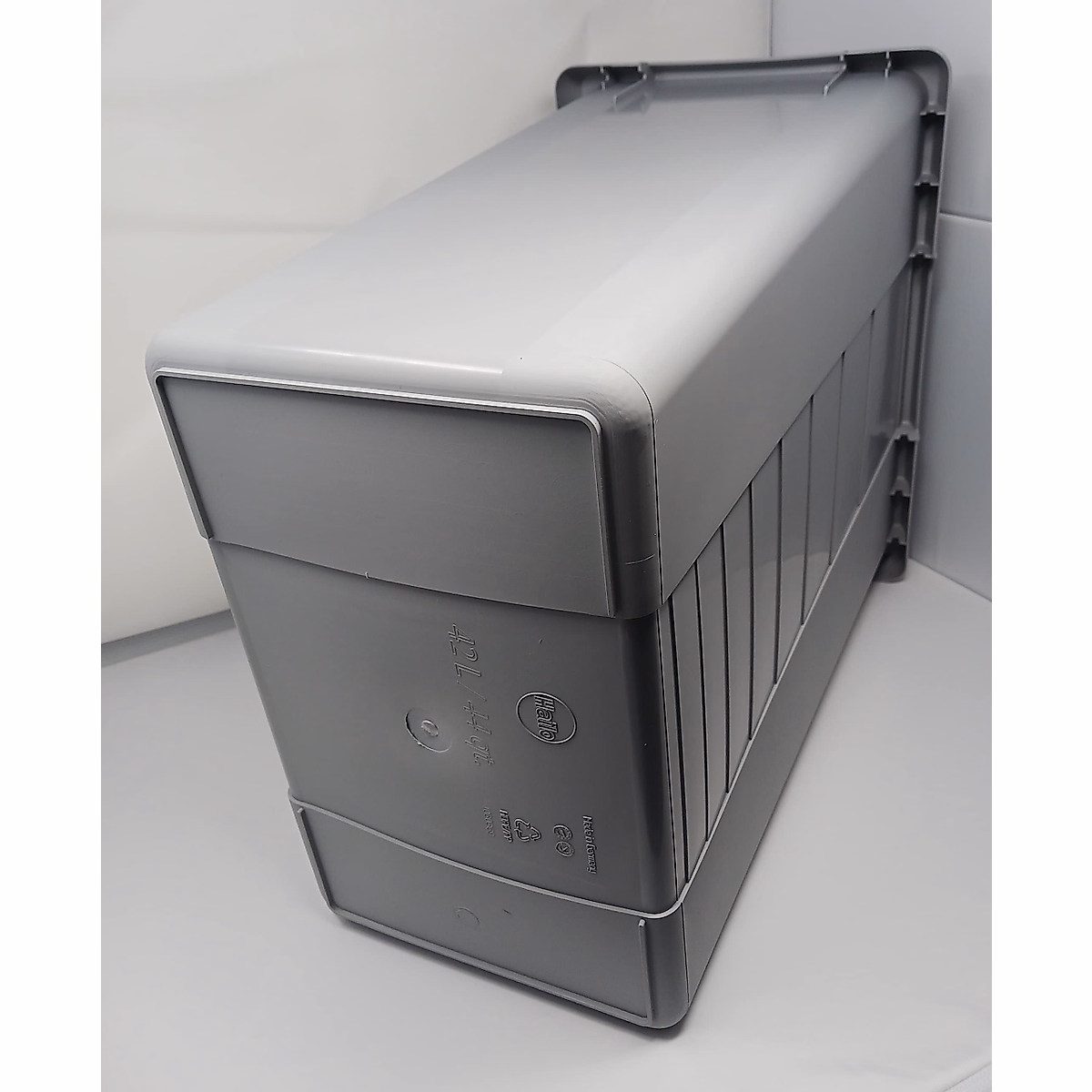 Kitchen Inventions Hailo 42 liters Large Replacement Waste Bin Euro Cargo Trash for Commercial and Residential use 44.38 Quart Capacity - Gray