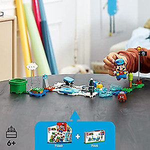 LEGO Super Mario Ice Mario Suit and Frozen World Expansion Set 71415, Collectible Buildable Game with Figure Costume Plus Cooligan and Goomba Enemy Figures