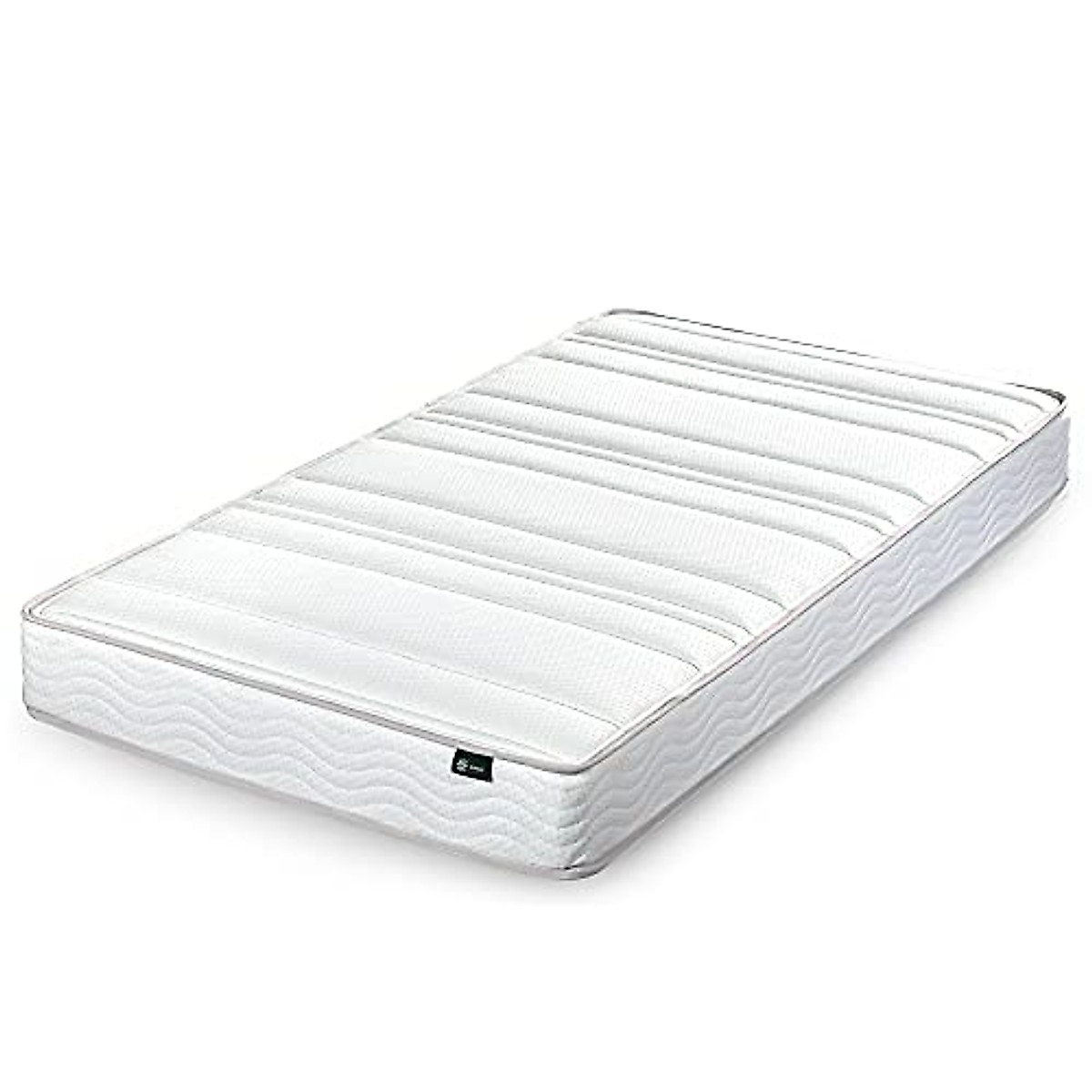Zinus 6 Inch Foam and SpringMattress / CertiPUR-US Certified Foams /Mattress-in-a-Box, Twin, White