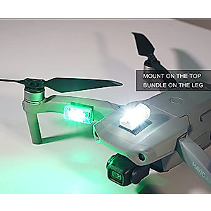 VIFLY Drone Strobe Light, Anti Collision Light for FAA Drone Night Flying, Fits DJI Mini 3 Pro/Mini 2/Mini SE/Air 2S/Mavic Air 2/Mavic 3/Mavic 2 (3pcs pack)