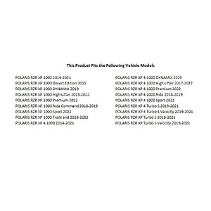 TUSK Defender UTV Cargo Box Compatible with POLARIS RZR XP 1000 High Lifter 2015-2022